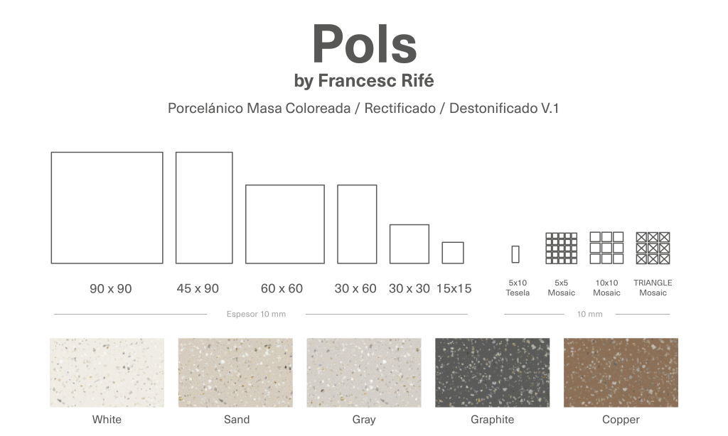 Colección Pols by Francesc Rifé | Nadis Design